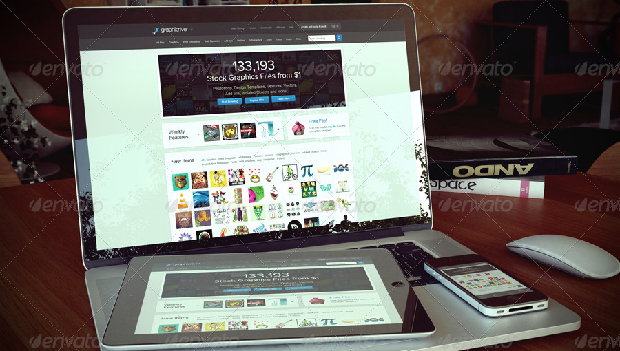 Responsive Device Mockup BUNDLE, Graphics | GraphicRiver